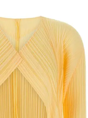 Issey Miyake Mellow Pleats' Cardigan