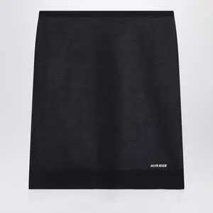 Miu Miu Wool Skirt - Blue