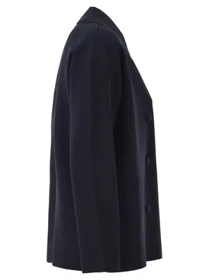Max Mara Mxpcalte Double-breasted Viscose Crêpe Jacket