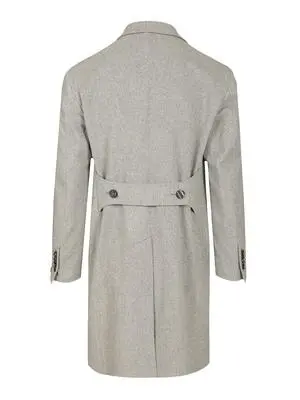 Tagliatore London Double-breasted Coat - Gray