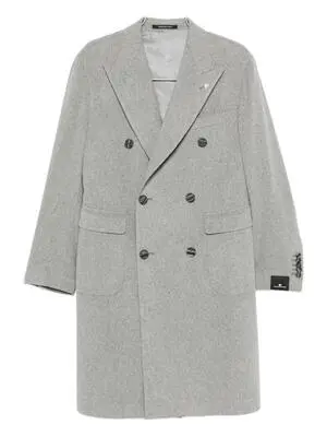 Tagliatore London Double-breasted Coat - Gray