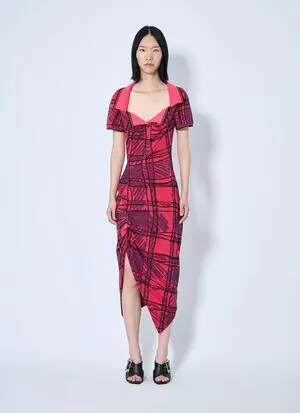 VIVIENNE WESTWOOD Long Monday Pulling Dress - Pink