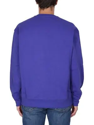 Moschino Patch Sweatshirt - Blue