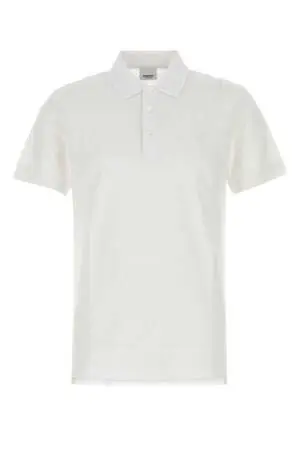 Burberry Piquet Polo Shirt - White