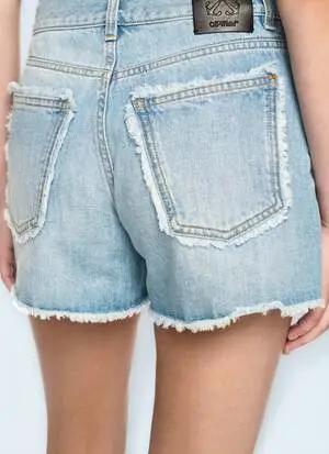Off-White Denim Doll Shorts