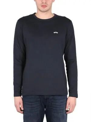 BOSS T-shirt With Logo - Blue