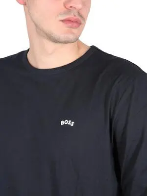 BOSS T-shirt With Logo - Blue