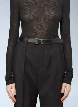 Saint Laurent Leather Belt