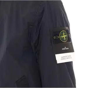 Stone Island Garment Dyed Crinkle Reps Ny Logo Jacket