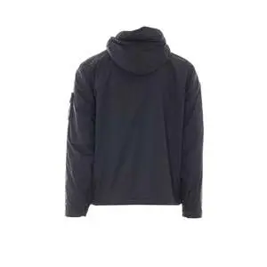 Stone Island Garment Dyed Crinkle Reps Ny Logo Jacket