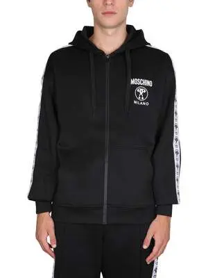Moschino Sweatshirt With Logo - Black