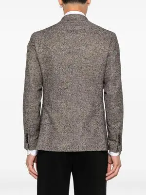 Tagliatore Wool Blend Double-breasted Jacket - Gray