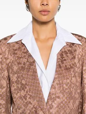 Dries Van Noten Single-breasted Jacket - Multicolor