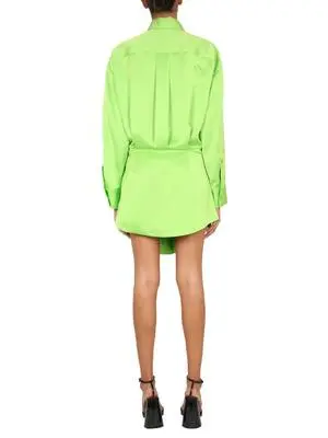 Attico Candice Mini Dress - Green