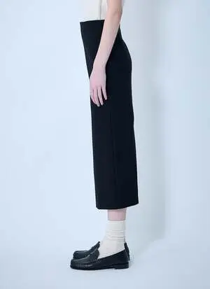 Max Mara Compact Crêpe Jersey Midi Skirt