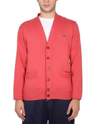 VIVIENNE WESTWOOD Cardigan With Orb Embroidery - Red
