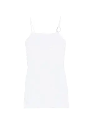Oseree Mini Dress With Sequins - White