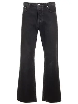 Off-White Relaxed Fit Diag Jeans - Black