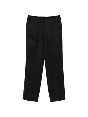 TOTEME Linen Blend Trousers - Multicolor