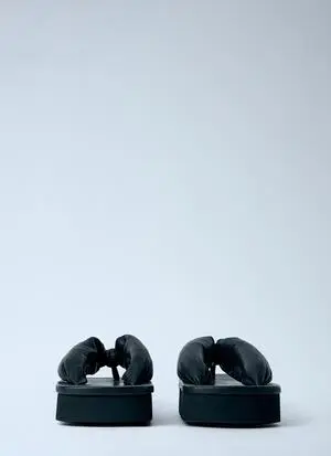 Rick Owens Hollywood Flip Flop Leather Sandals