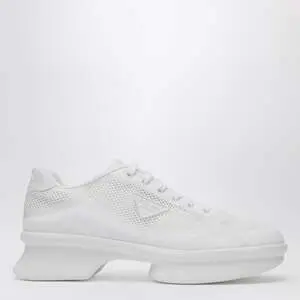 Prada Fabric And Mesh Low-top Sneakers - White