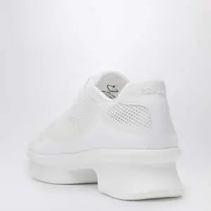 Prada Fabric And Mesh Low-top Sneakers - White