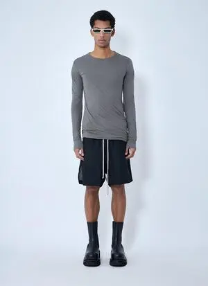 Rick Owens Crewneck Long Sleeve T-shirt - Gray