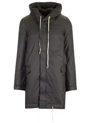 Rick Owens Fishtail Parka - Black