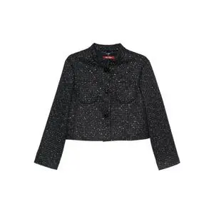 Max Mara Jackets Cropped Jackets - Blue