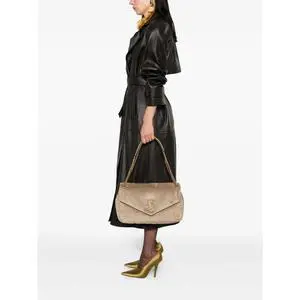 Saint Laurent Suede Shoulder Bag