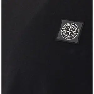 Stone Island Compass Patch Logo T-shirt - Black