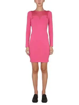 Moschino Slim Fit Dress - Pink