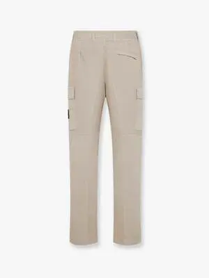 Stone Island Organic Cotton Trousers - Multicolor