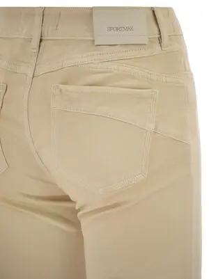 Sportmax Enna Denim Pants - Cream
