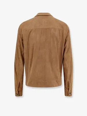 BOSS Perforated Suede Jacket - Multicolor