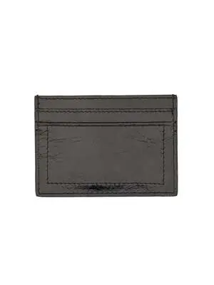Moschino Card Holder With Gold Plaque