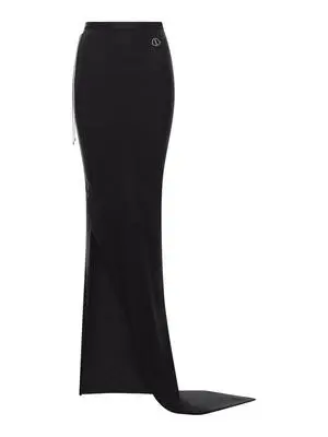 Moncler Rick Owens Adjustable Knitted Skirt - Black