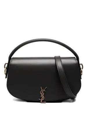 Saint Laurent Voltaire Bag In Box Leather - Black