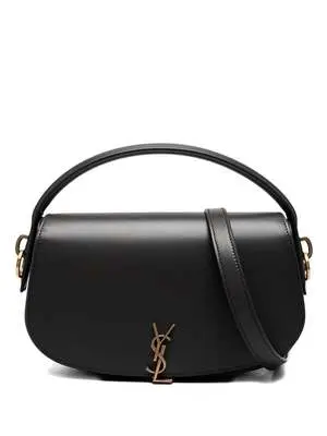 Saint Laurent Voltaire Bag In Box Leather - Black