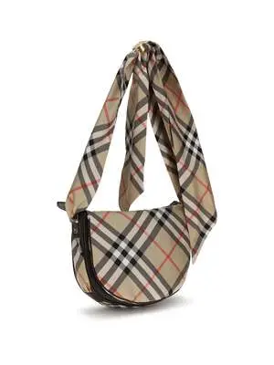 Burberry Ribbon Silk Twill Shoulder Bag