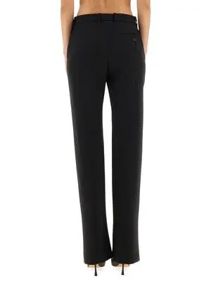 Alexander McQueen Wool Gabardine Tailored Pants