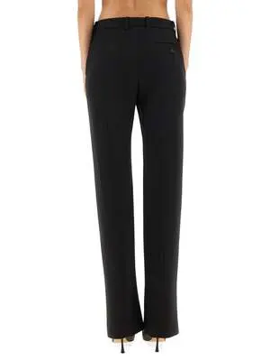 Alexander McQueen Wool Gabardine Tailored Pants