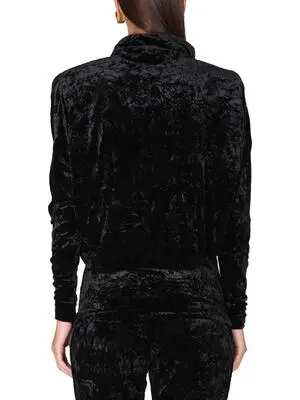 Saint Laurent Velvet Turtleneck Top