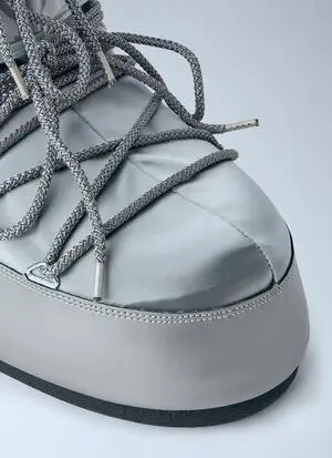 Moon Boot Icon Low Glance Boots - Silver