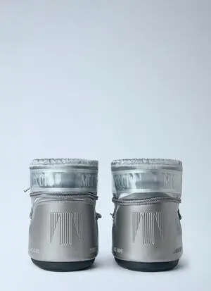 Moon Boot Icon Low Glance Boots - Silver