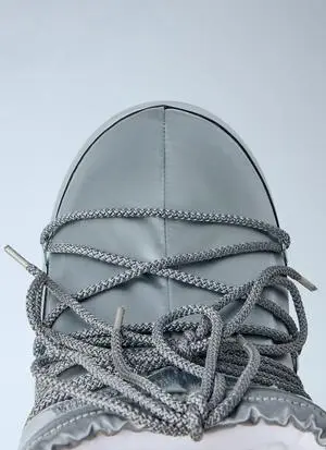 Moon Boot Icon Low Glance Boots - Silver