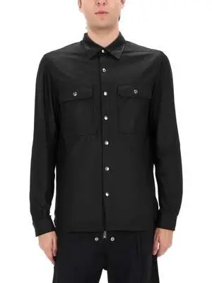 Rick Owens Leather Shirt Jacket
