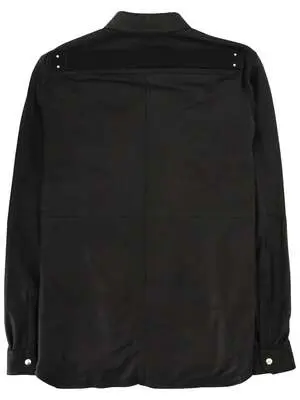 Rick Owens Leather Shirt Jacket