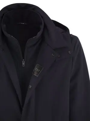 FAY Morning Coat Travel In Jersey Stretch