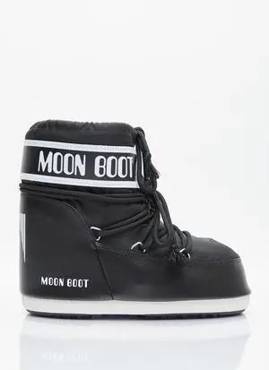 Moon Boot Icon Low Nylon Boots - Black